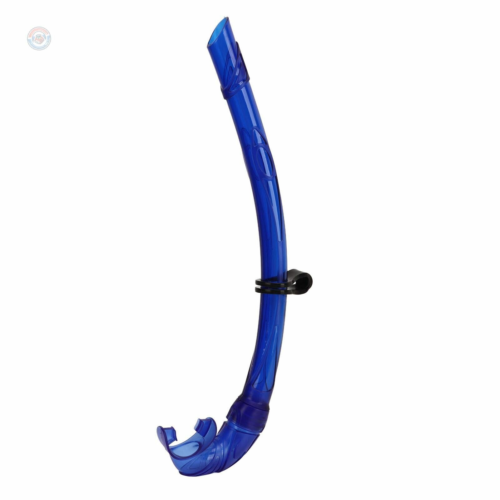 Трубка для плавания и дайвинга, силиконовый мундштук, лёгкая подводная дыхательная трубка для снорклинга и фридайвинга, компактная модель 38 см