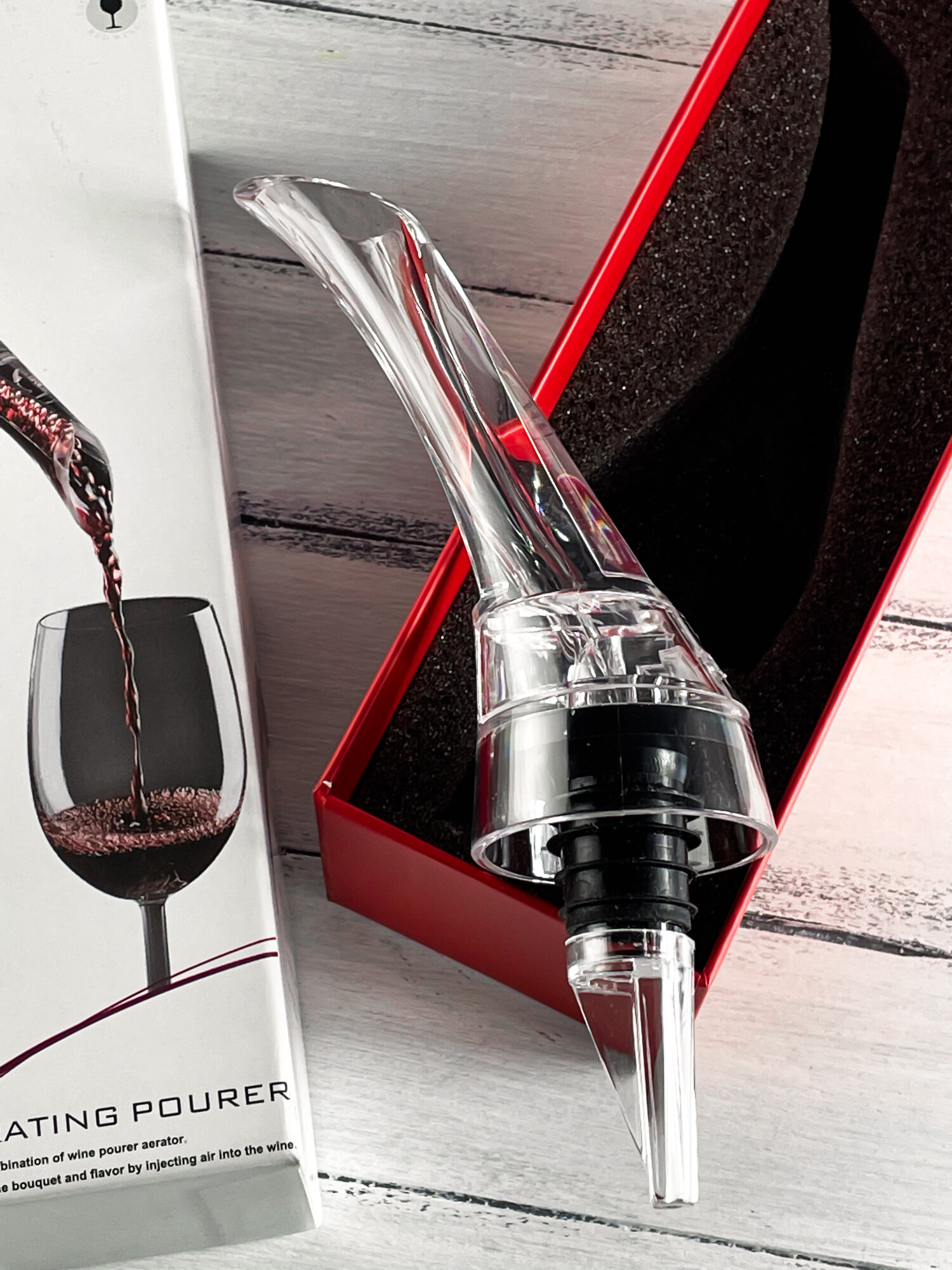 Аэратор носик для вина портативный / Винный декантер в подарочной упаковке