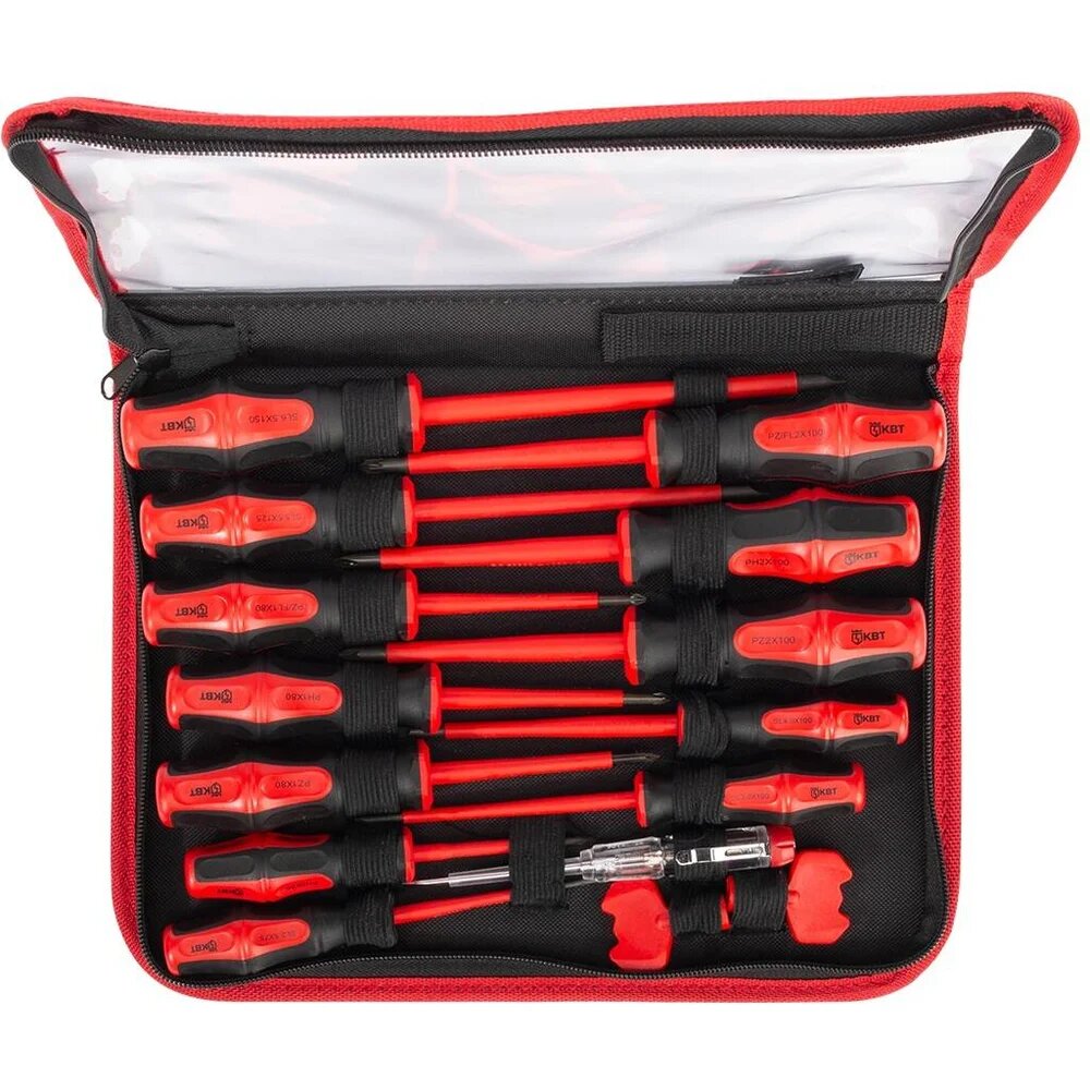 КВТ Набор диэлектрических отверток НИО-15 серия профи 103015