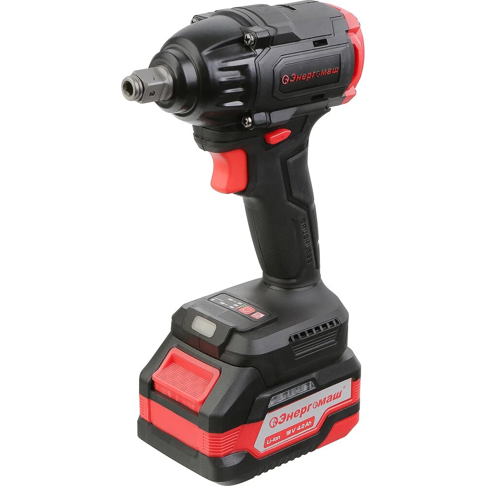 Энергомаш Гайковерт ударн б/щ, 18В, 350Нм ГА-350