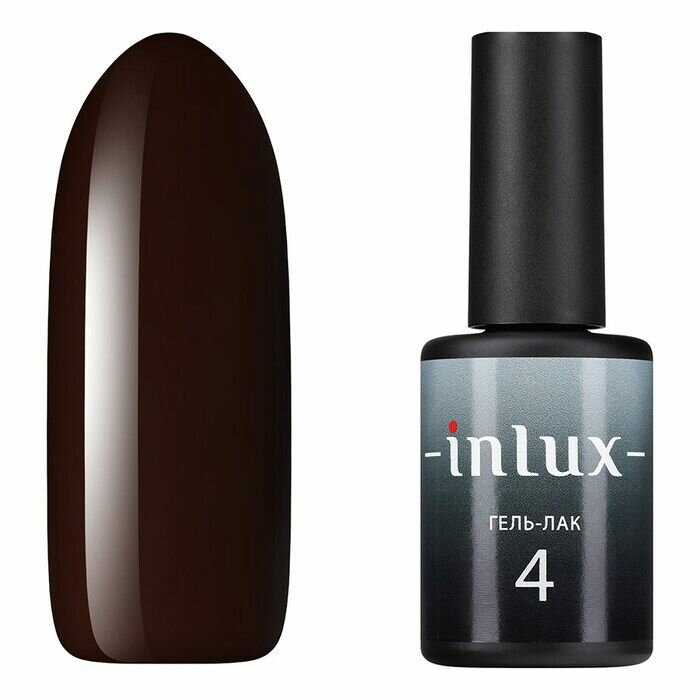 INLUX, Гель-лак №4, 8 мл