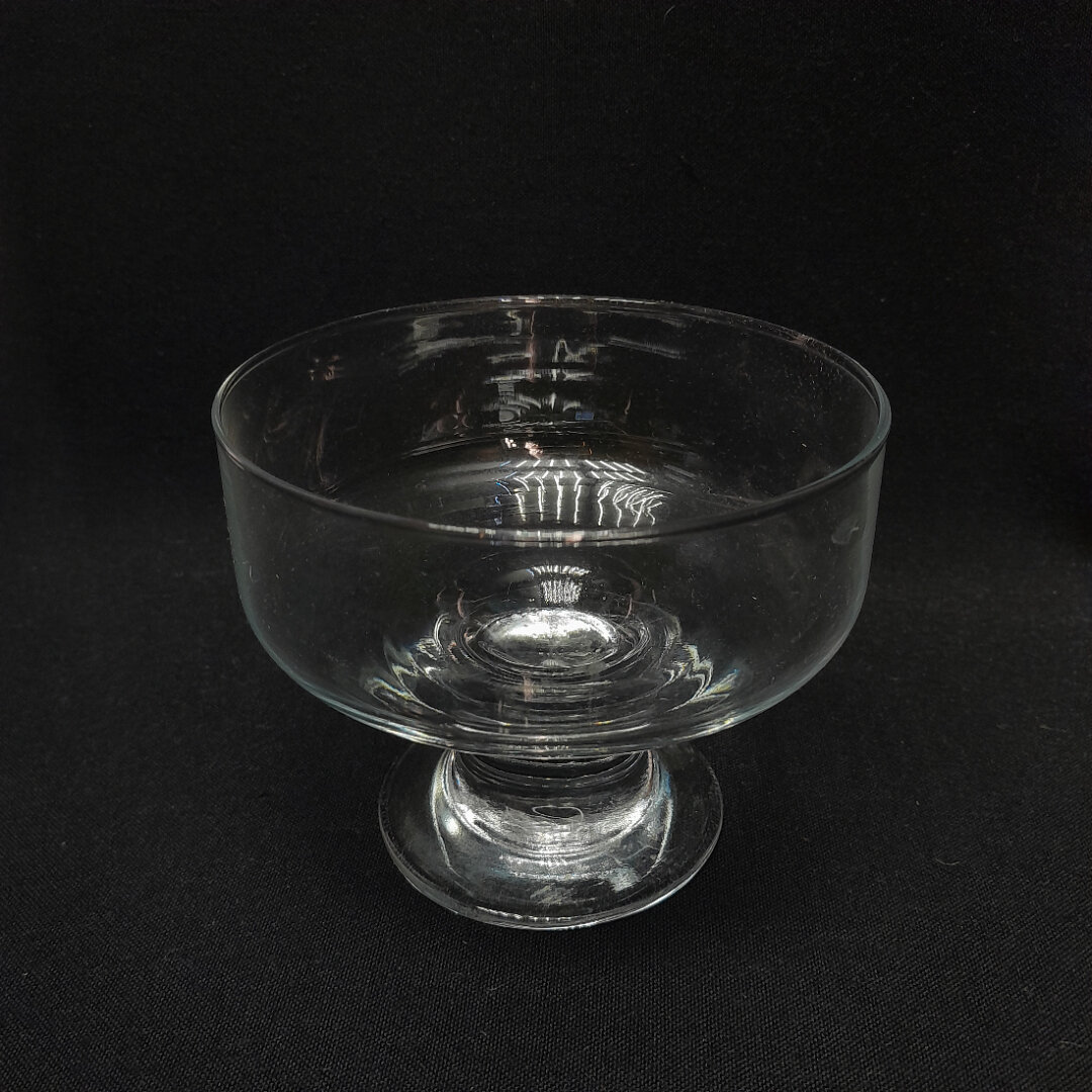 Креманка на ножке, стекло, 200 мл. Винтаж, СССР.