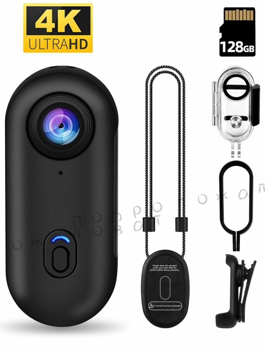 Мини-экшн-камера 4K UHD Wifi Беспроводная микрокамера Водонепроницаемая66