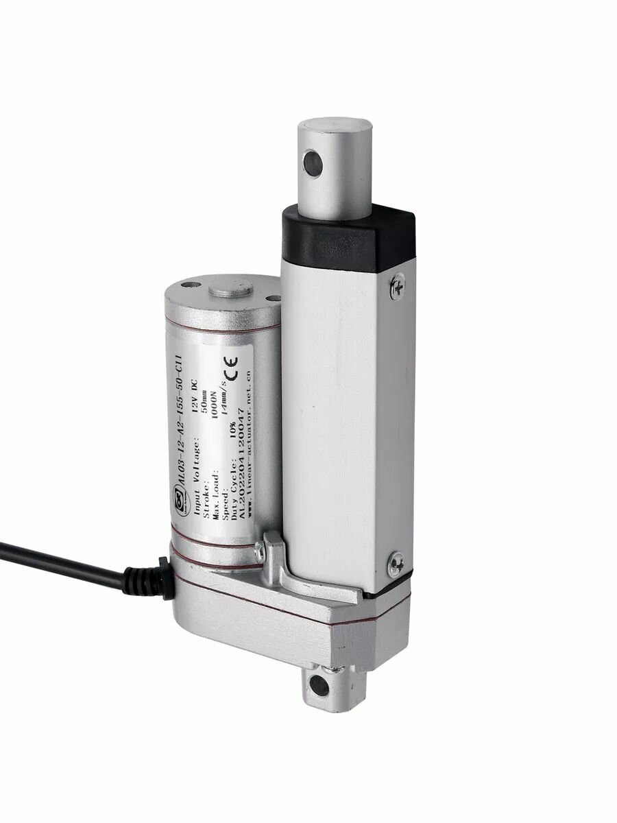 1000 Н (100 кг) 50 мм DC 12 В 14 мм/с Линейный привод для автоматических ворот