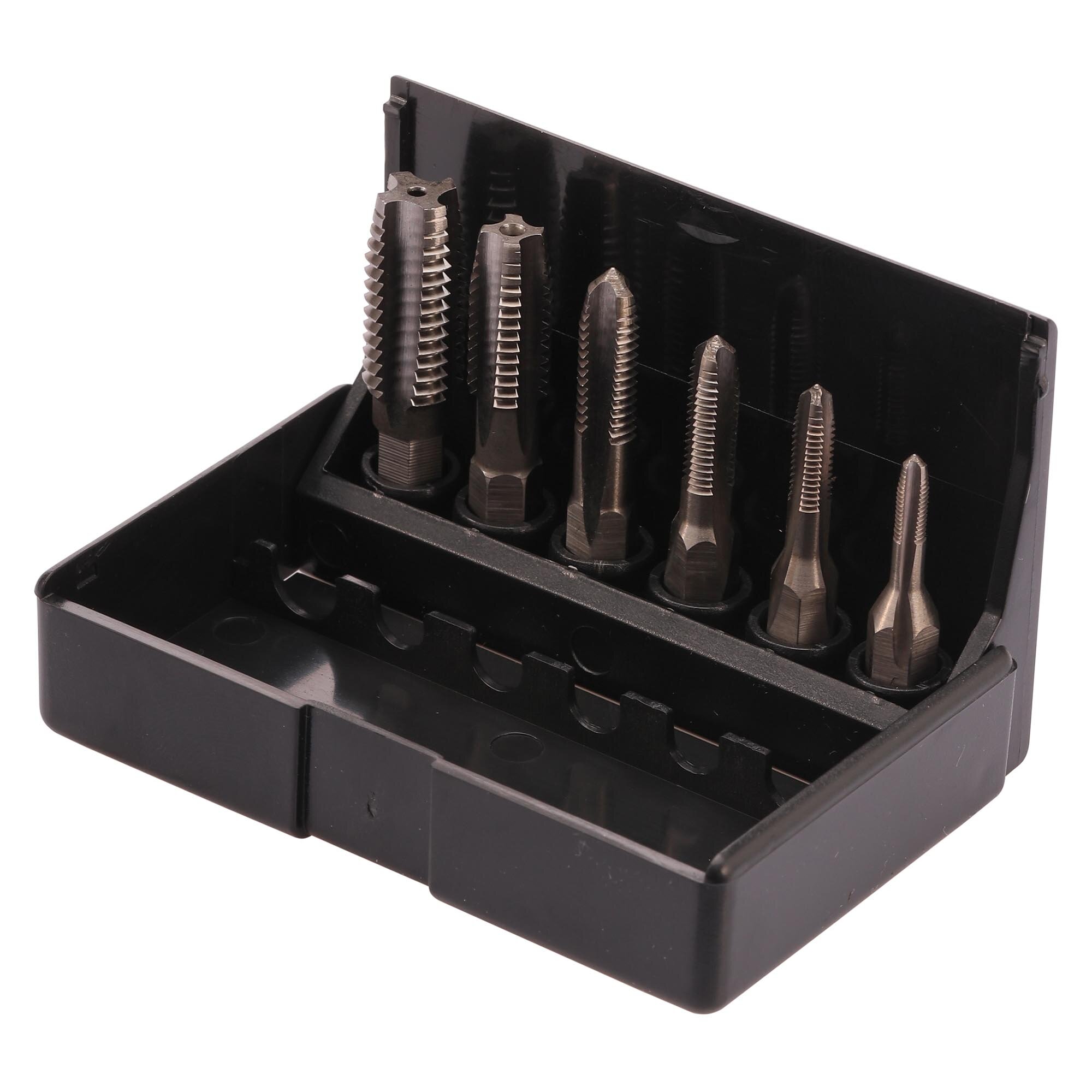 Набор метчиков для шуруповерта M3-M10 HSS-G 6пр Volkel 67010