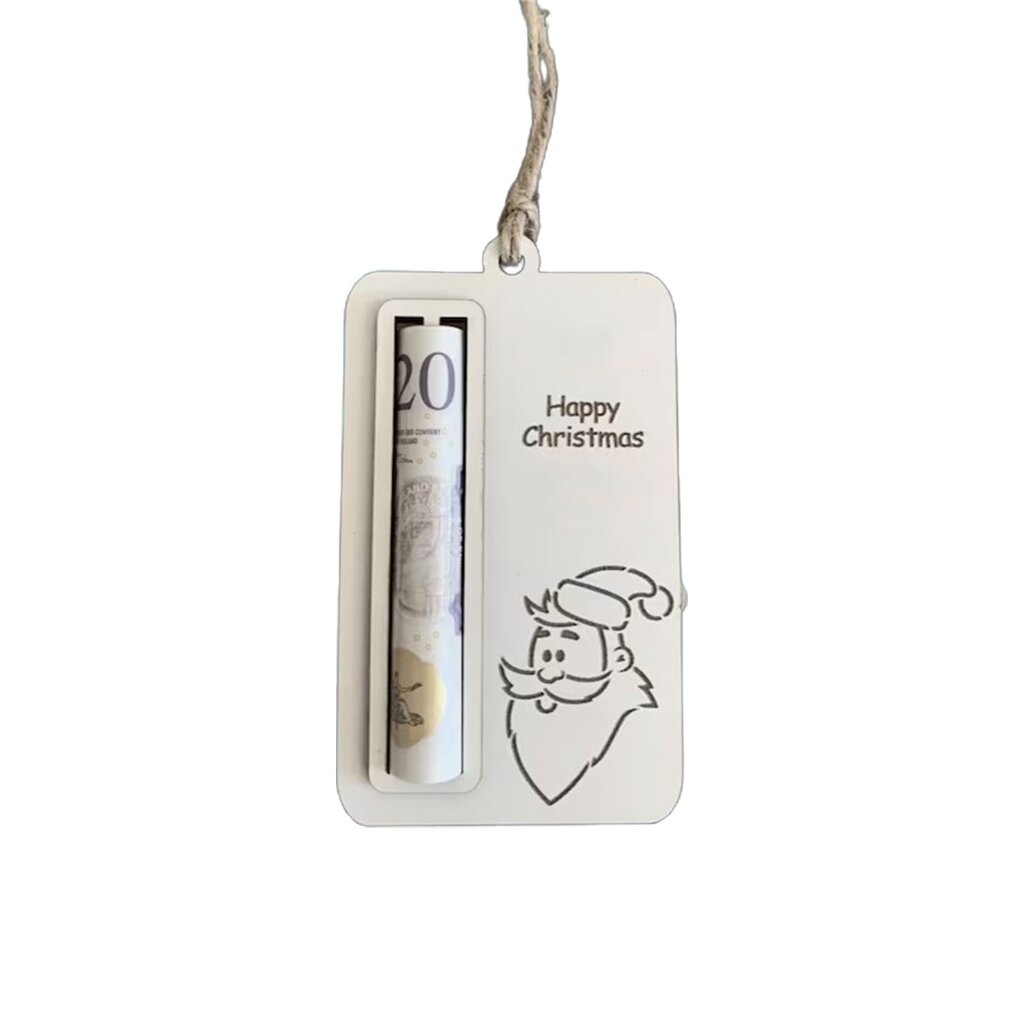 Изящное рождественское украшение для денег создает праздничную атмосферу в доме