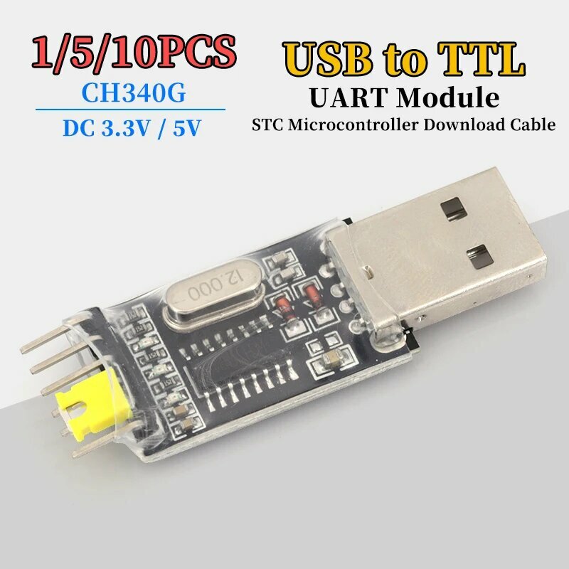 Преобразователь USB в TTL модуль UART CH340G HuaXingFu 1 PCS