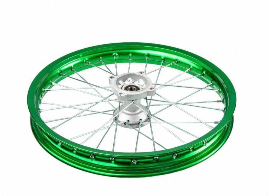 Обод передний 17" (1,60-R17 d15mm) алюминий/зеленый