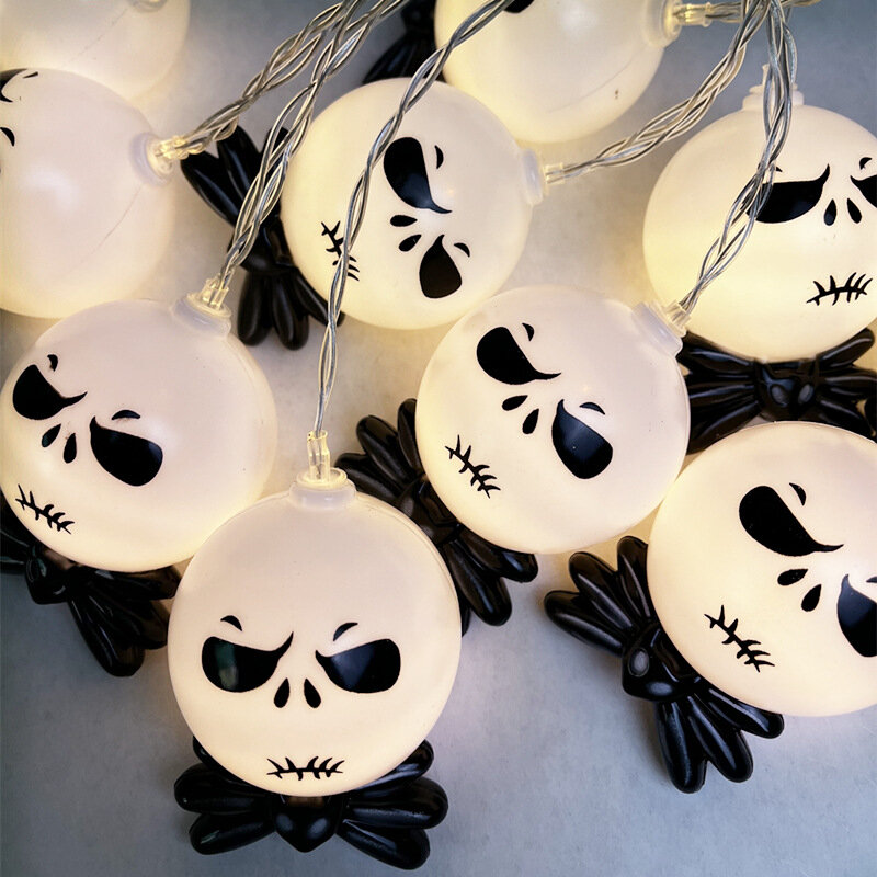 Тыквенные гирлянды на Хэллоуин, светодиодные фонарики для украшения сада, украшения двора