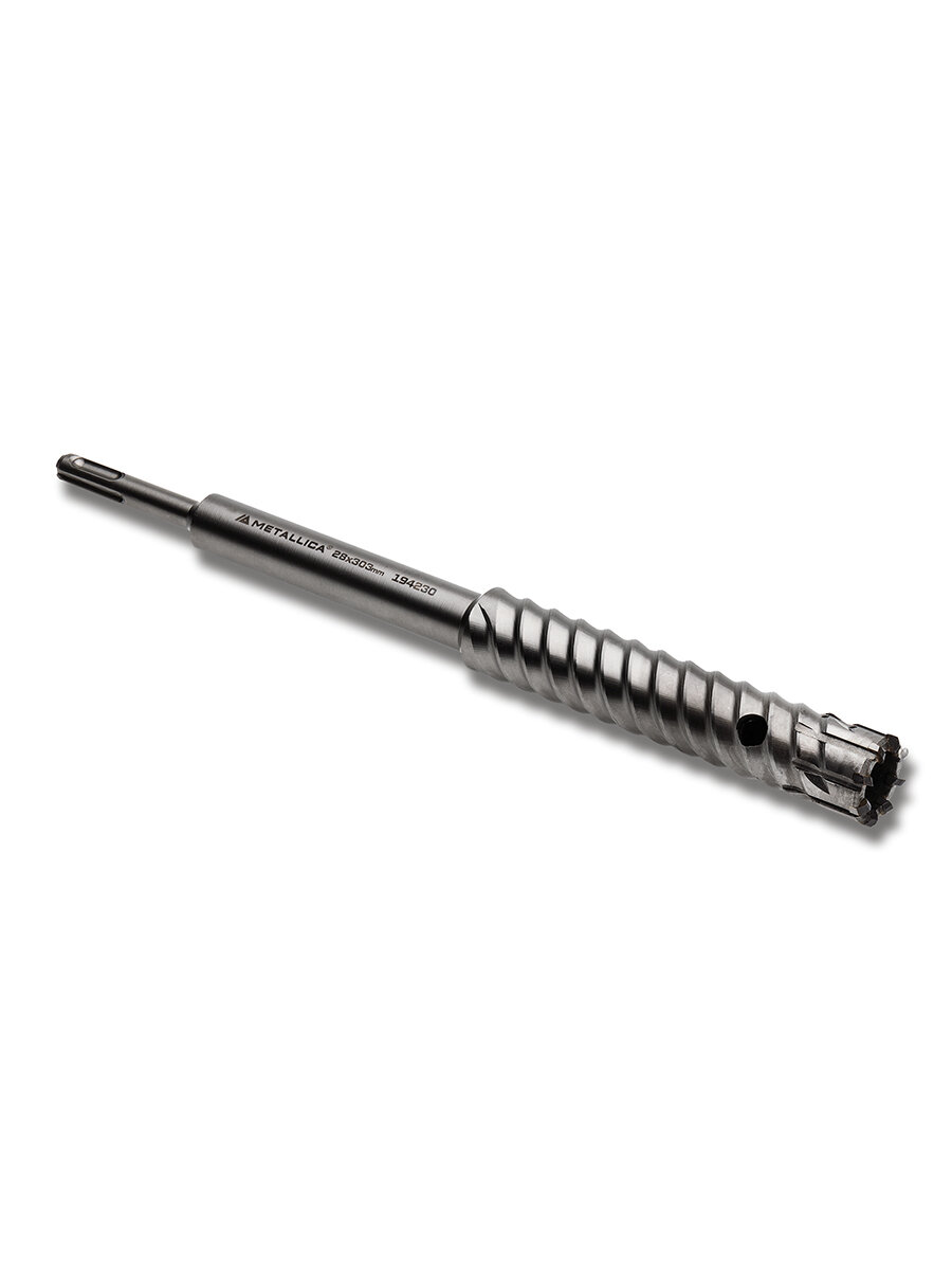 Сверло-коронка по арматуре METALLICA Ultra 28х303/250 мм безударное твердосплавное в тубе