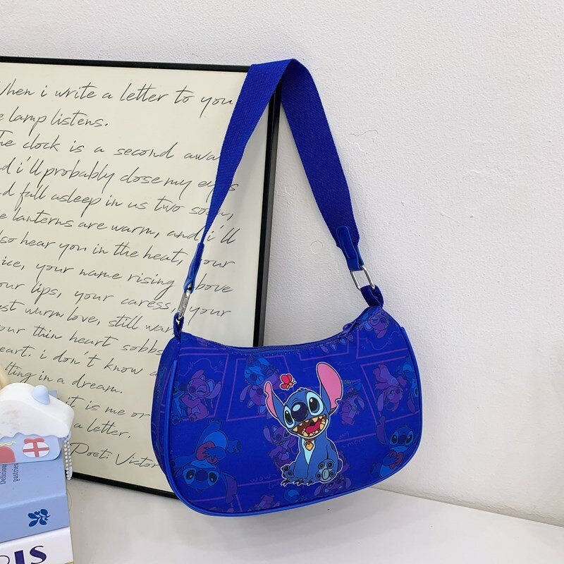Cartoon kids bag nylon girls fashion shoulder bag for daily use blue