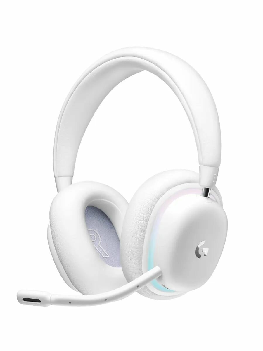 Logitech G735, белый, беспроводные игровые наушники