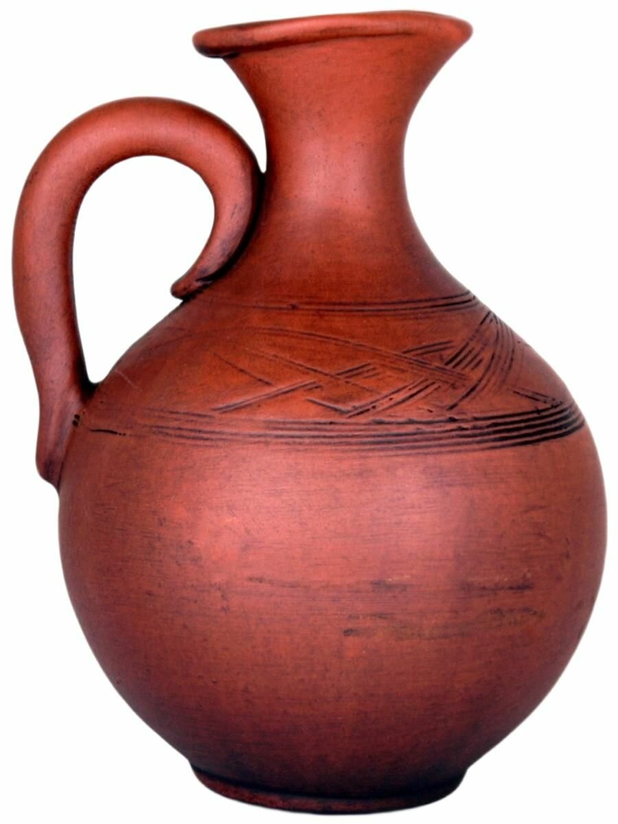 Кувшин грузинский малый + глазурь, глина, керамика, ручная работа