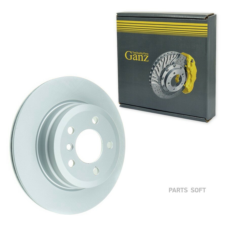 GANZ Диск тормозной задний с покрытием BMW X5 E70 3.0/X6 E71 3.0 GANZ GIJ06152