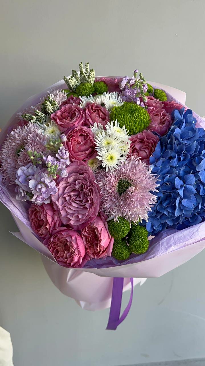 Вдохновение взглядом - Авторский букет в зефирном стиле