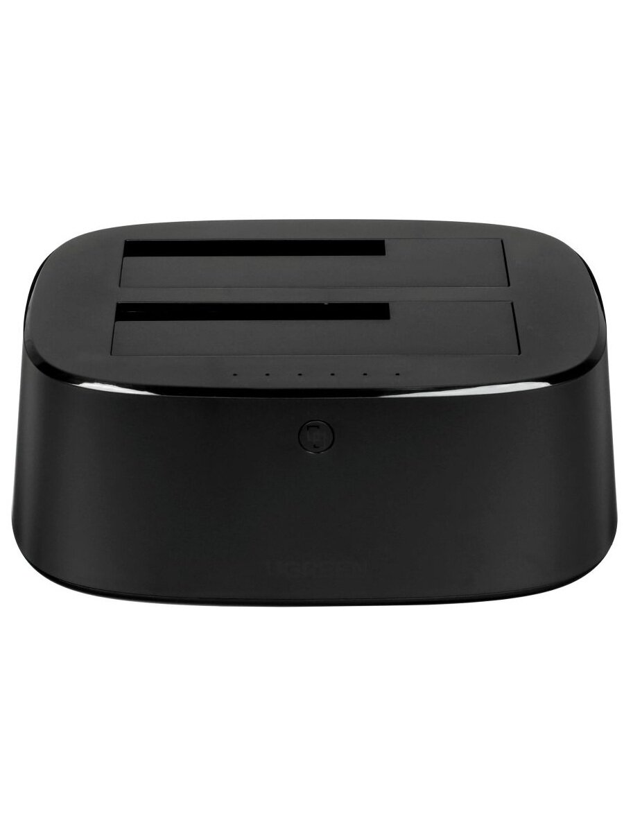 Док-станция UGREEN CM198 50857_ для двух жестких дисков, USB 3.0 to SATA Dual-Bay Hard Drive Docking