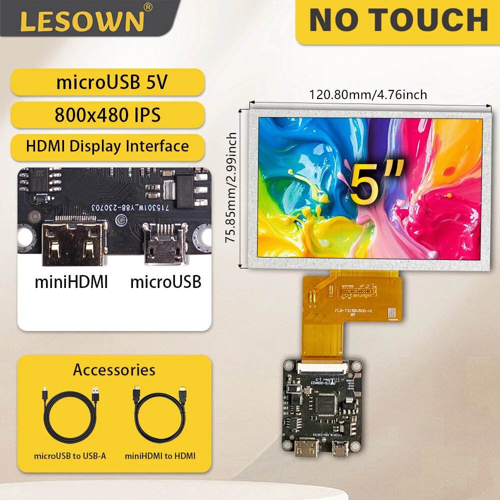 LESOWN 5-дюймовый ЖК-монитор