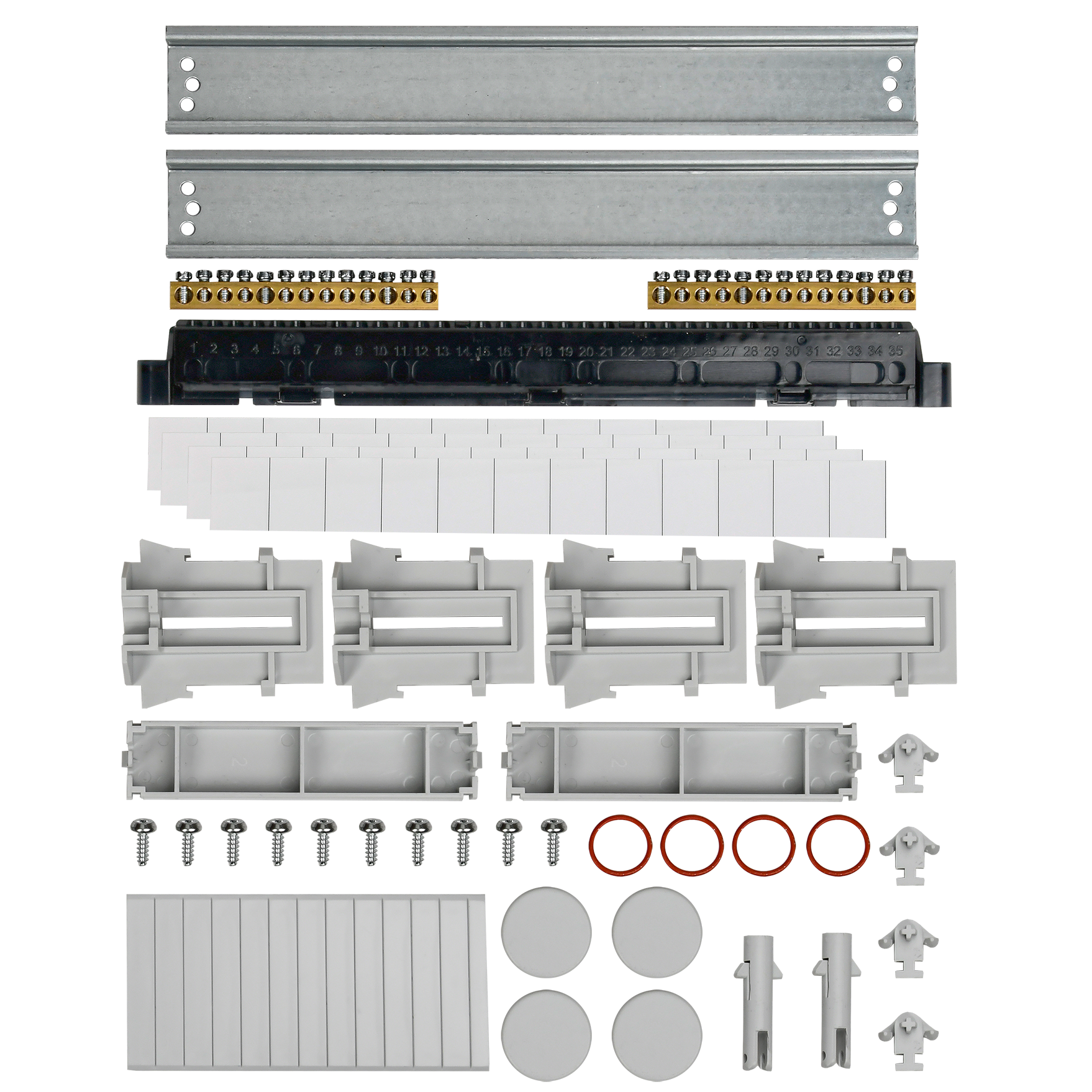 TEKFOR Корпус пластиковый КМПн-24 IP65 серая непрозрачная дверь, IEK TF5-KP73-N-24-65-K03-K03 (1 шт.)