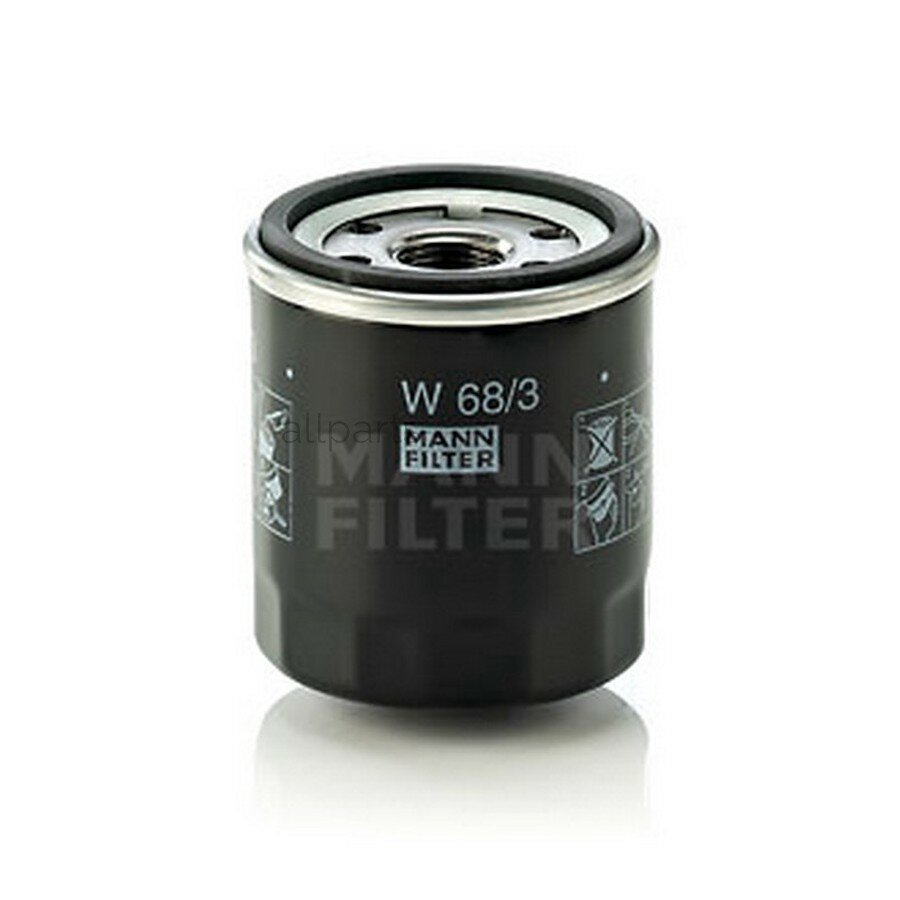 MANN-FILTER W683 MANN фильтр масляный W 68/3 (=W 68/1) Toyota