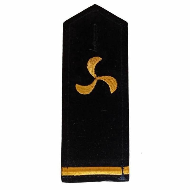 Матросские погоны с нашивками, Один пропеллер