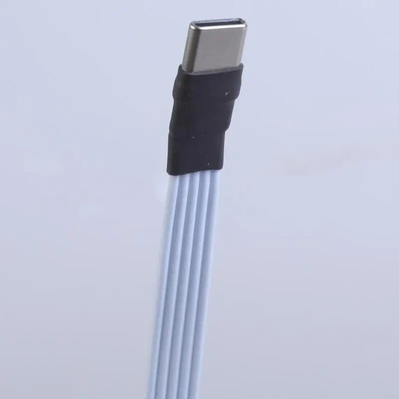 USB Type-C к Type-C плоский кабель 90 градусов