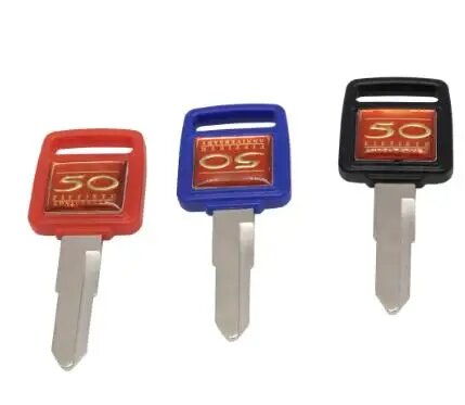 Новые ключи для мотоцикла Uncut для Honda пятиюбилея CB600 CB1000 VETC CB400 Левая или правая сторона 1red left