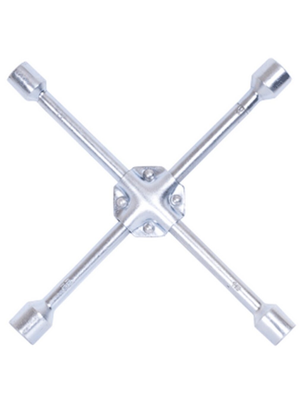 Ключ баллонный крестовой (17, 19, 22 1/2") "АвтоDело" Техник (L=380 мм, усиленный)