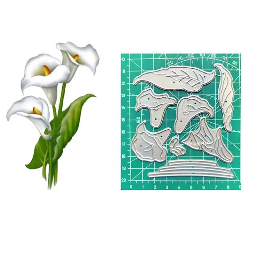 Металлические трафареты для скрапбукинга Flower