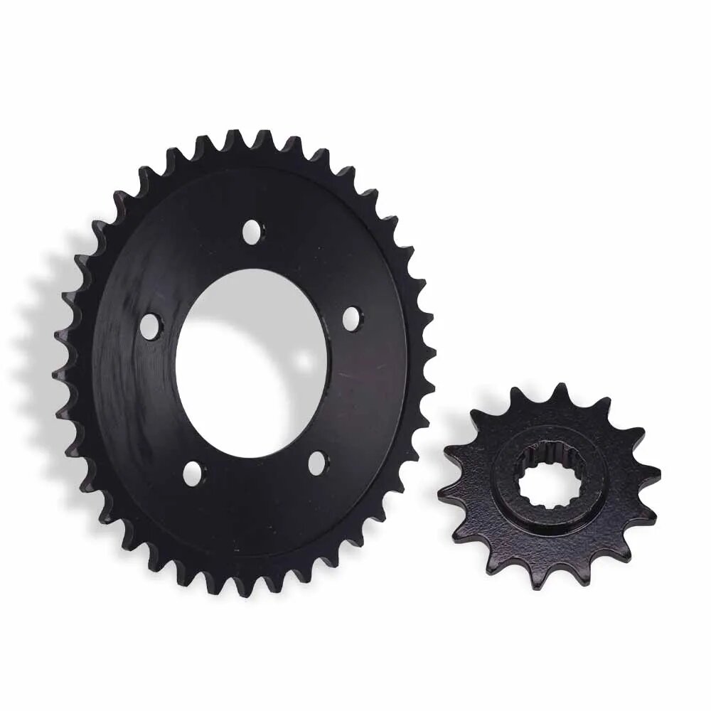 CVK набор передних и задних цепных звездочек зубчатое колесо комплект для Honda Magna 250 Dragon Dog 250 Magna 250 аксессуары для мотоциклов, Черный