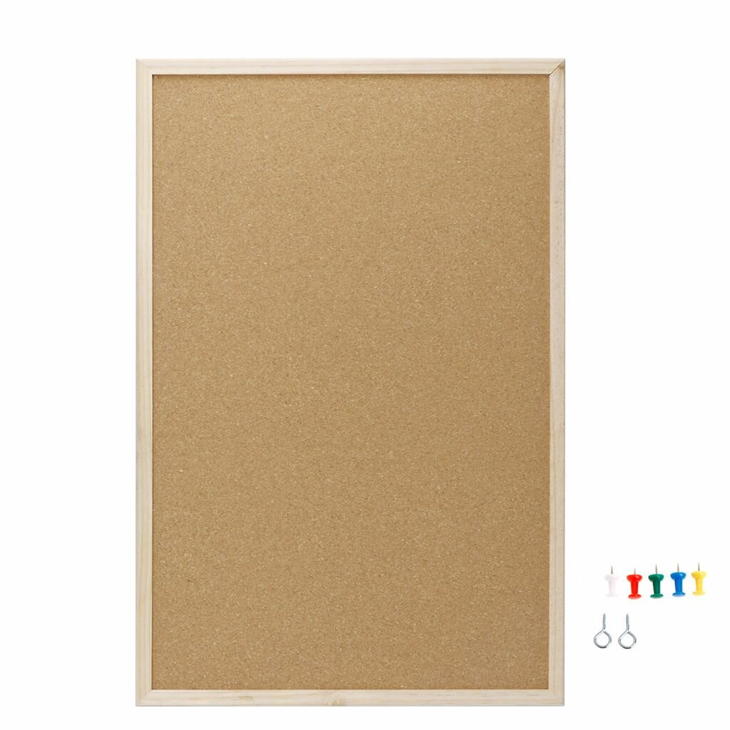 Доска объявлений фото настенная пробковая доска-40х60см
