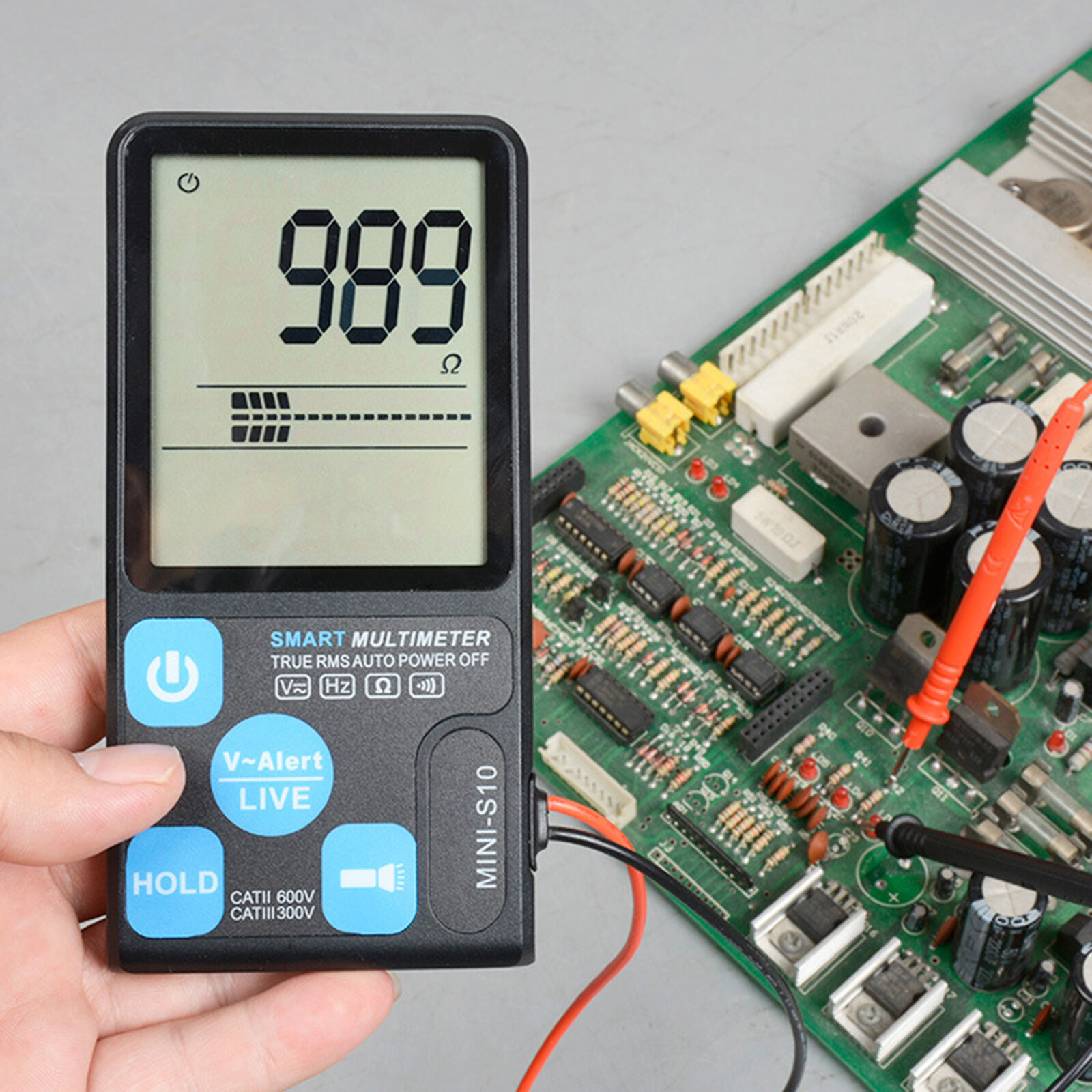 Цифровой мультиметровый TRMS 6000 Counts Volt Meter OhMmeter Автоположение тестера NCV