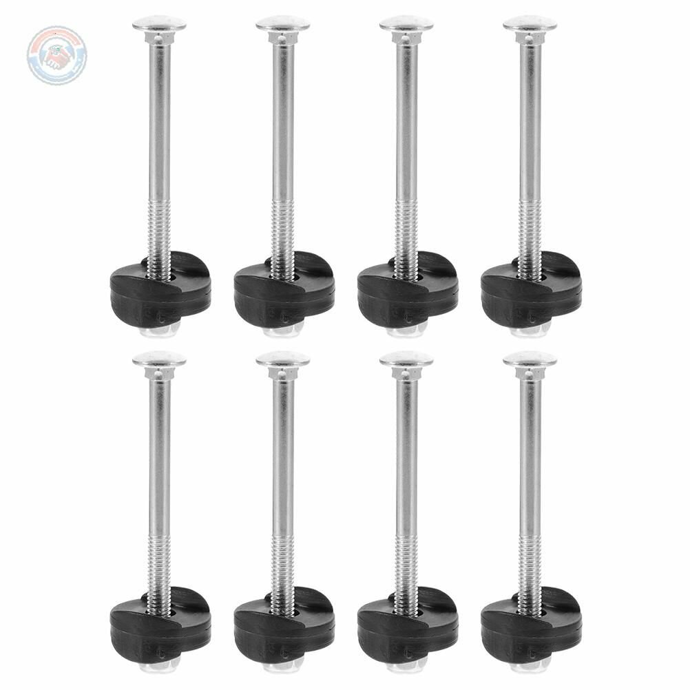 Набор крепежных винтов для детского батута оцинкованная сталь черный комплект болтов для фиксации и безопасной установки прыгательного оборудования