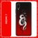 Чехол на Xiaomi Redmi 7 / Сяоми Редми 7 с принтом Монохромная змея рисунок, проз...