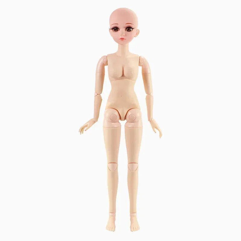 Шарнирная кукла принцесса винил 60 см Розовый, head and body