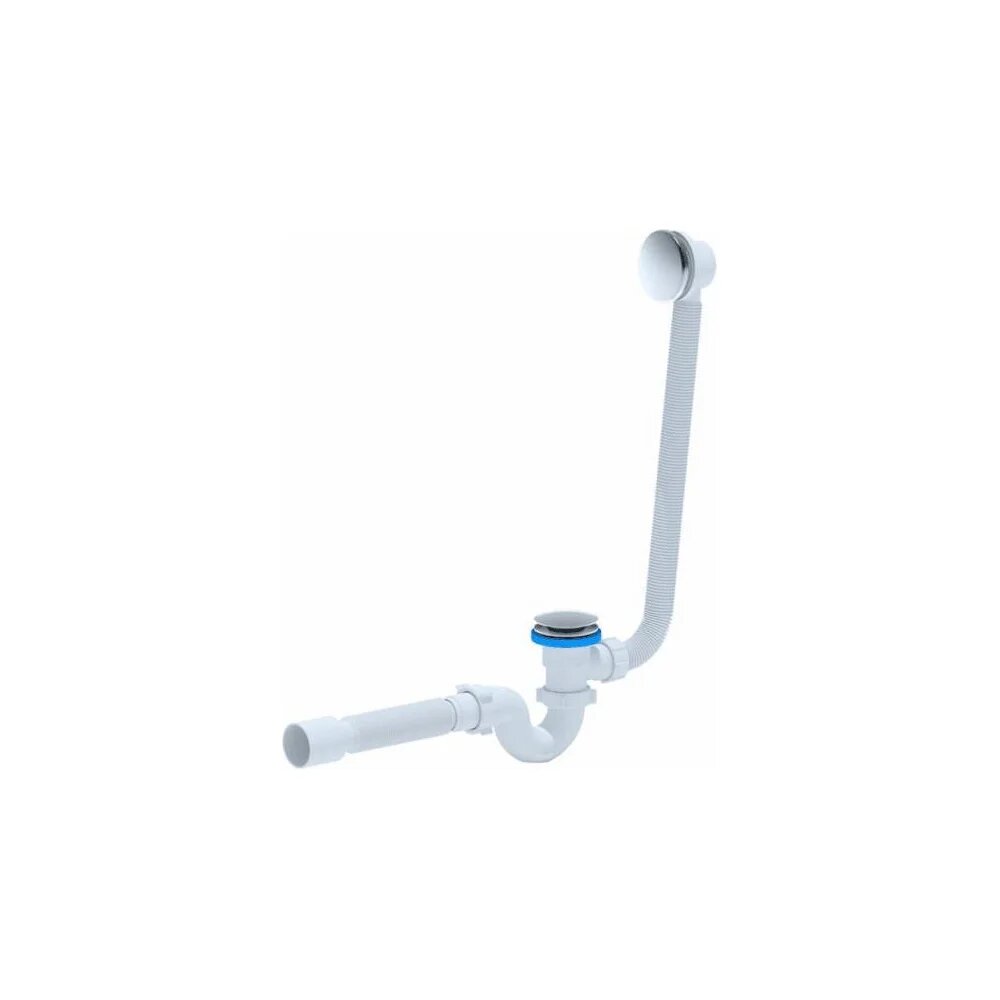 АНИ Пласт Сифон д/ванны труб авт 1 1/2x40 гофр 40х50 EC155GS 025-1035