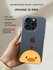 Чехол на Apple iPhone 15 Pro / Айфон 15 Про с принтом "Влюблённая уточка - 14 фе...