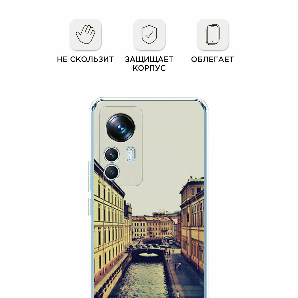 Чехол на Xiaomi 12T/12T Pro / Сяоми 12T/12T Про с принтом "Санкт-Петербург" — фото 1