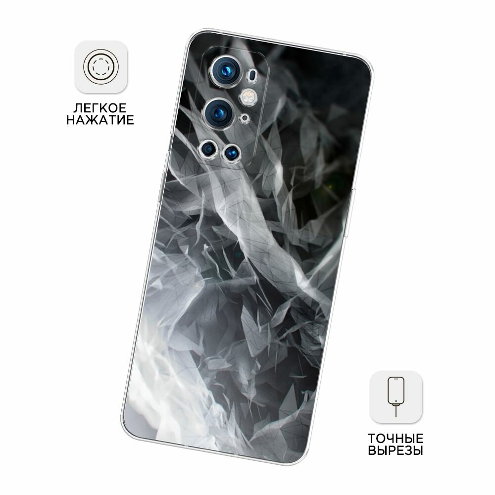 Чехол на OnePlus 9 Pro / ВанПлас 9 Про с принтом "Абстракция 9" — фото 1