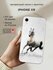 Силиконовый чехол на Apple iPhone XR / Айфон XR с принтом "Лошадь лес"