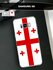 Чехол на Samsung Galaxy S8 / Самсунг Галакси С8 с принтом "Флаг Грузии"
