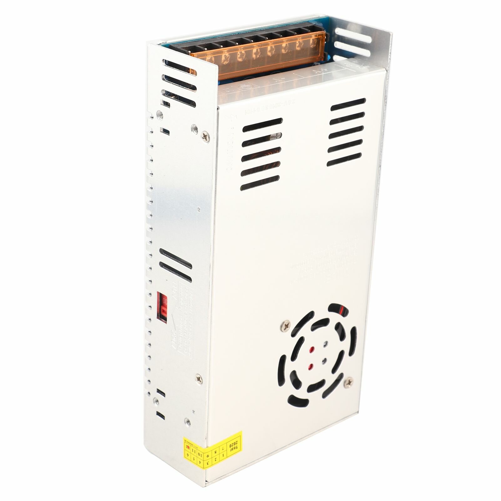 Источник питания переключателя адаптера алюминиевого сплава DC24V для светодиодного экрана полосного светильника 3D-принтера (S-600-24 24v 25a 600W AC110/220V 15% )