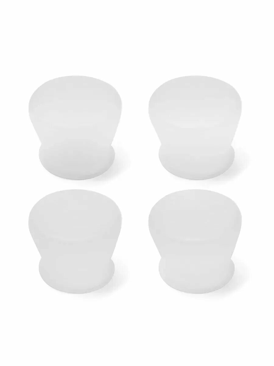 Накладка мебельная, круглая, d-35-40 мм, 4 шт.