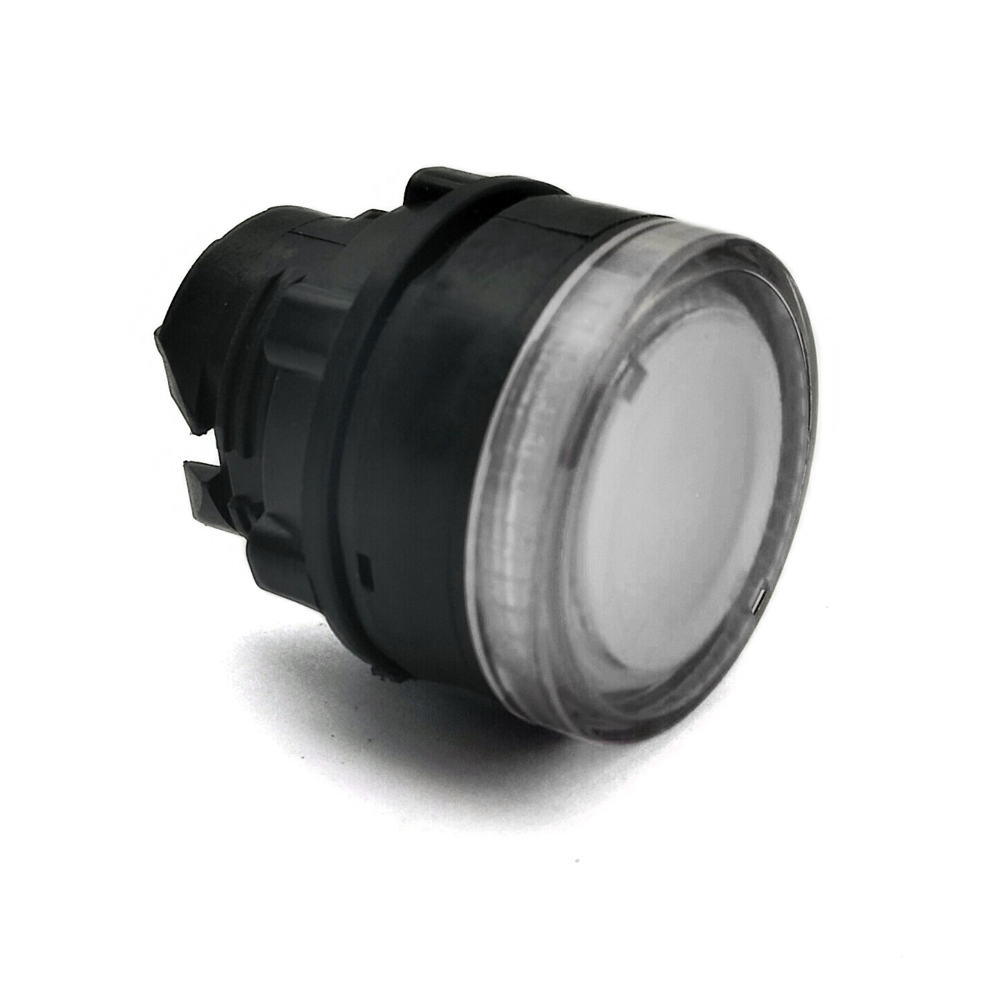 КМЕ 41Л белый IP40 LAY4-EW31. BR Головка плоская с возвратом с подсветкой 22 мм