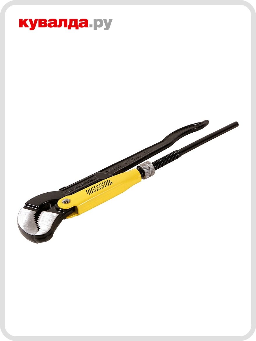 Ключ трубный рычажный HANSKONNER HK1045-04-P15 1,5", №2, 400мм, закаленные губки