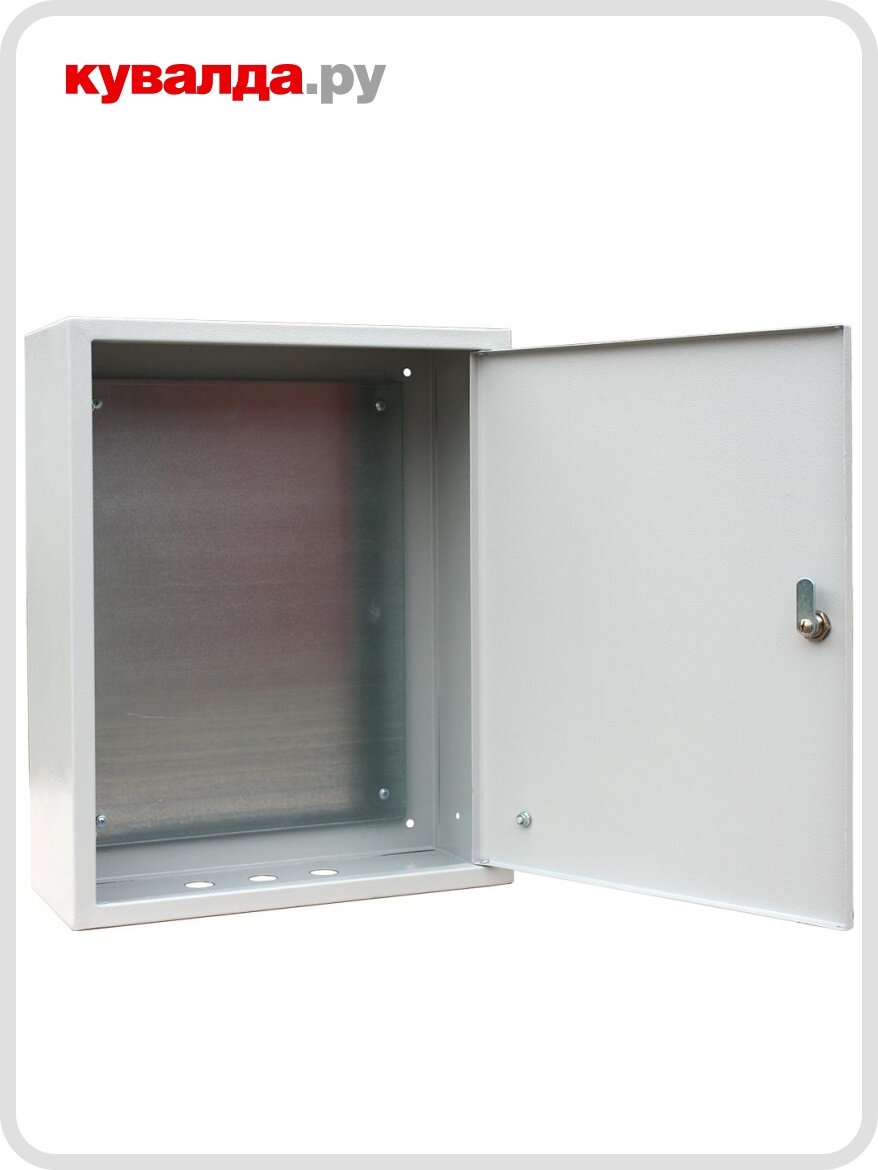 Щит металлический распределительный RUCELF ЩМП-06 IP31 навесной с монтажной панелью