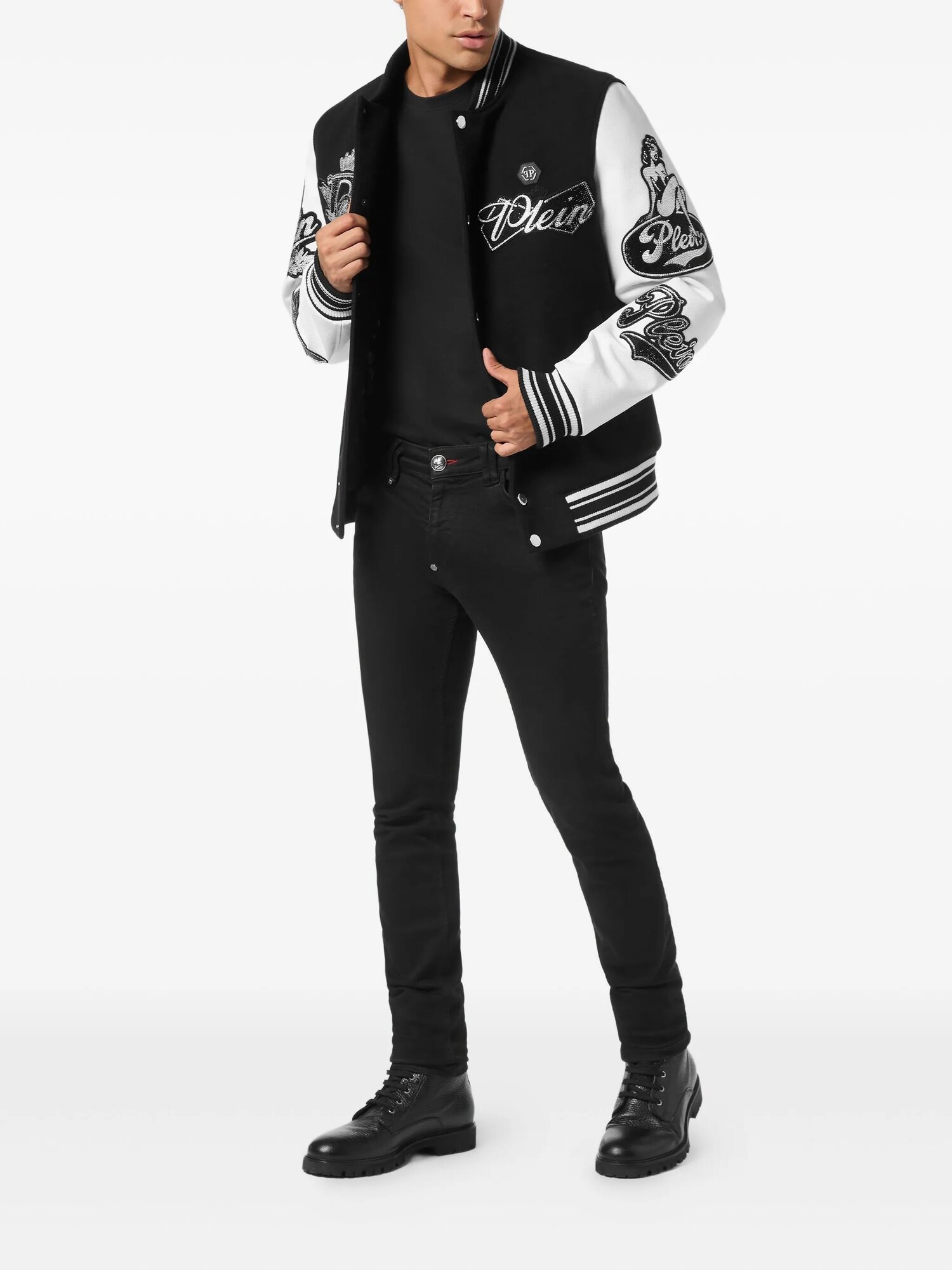 Куртка PHILIPP PLEIN, размер S, black/black — фото 1