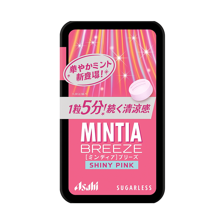 Asahi Mintia Breeze Shiny Pink драже 22 гр