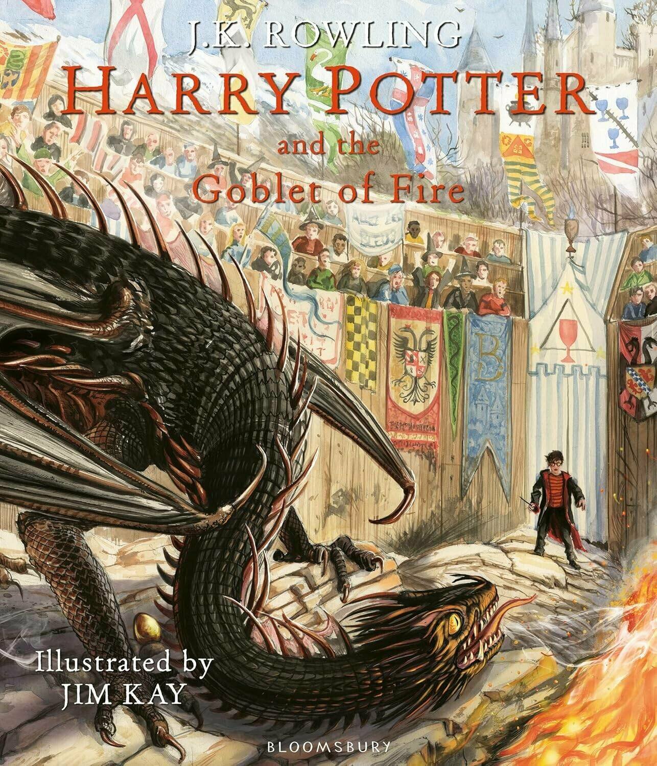 Joanne Rowling. Harry Potter and the Goblet of Fire Illustrated Edition (J.K. Rowling) Гарри Поттер и Кубок Огня Илл. издание/ Книги на английском