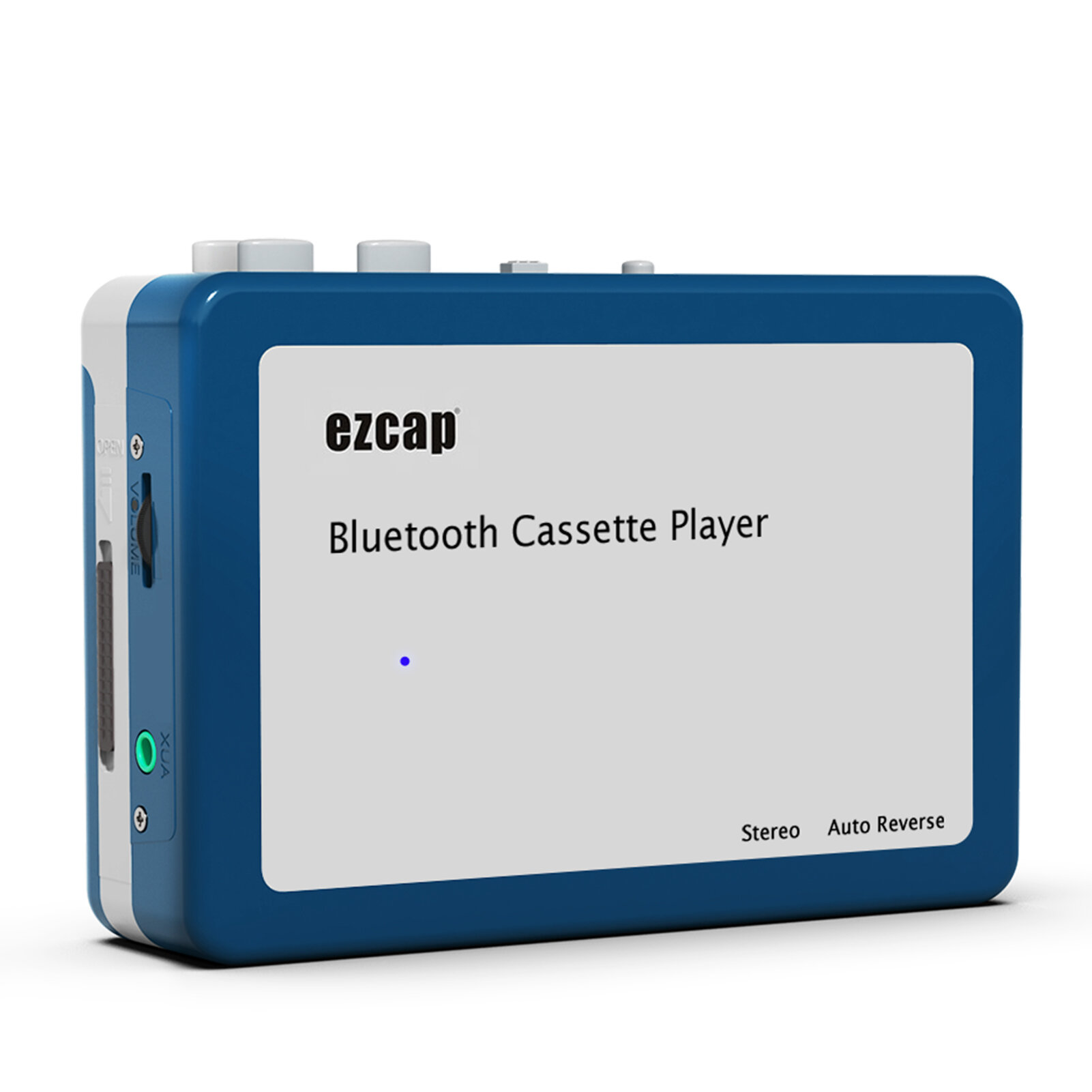 Портативный Bluetooth-кассетный плеер Walkman, беспроводное подключение, несколько способов питания, функция автоматического реверса, высокое качество звука. Идеальный компаньон для любителей музыки.