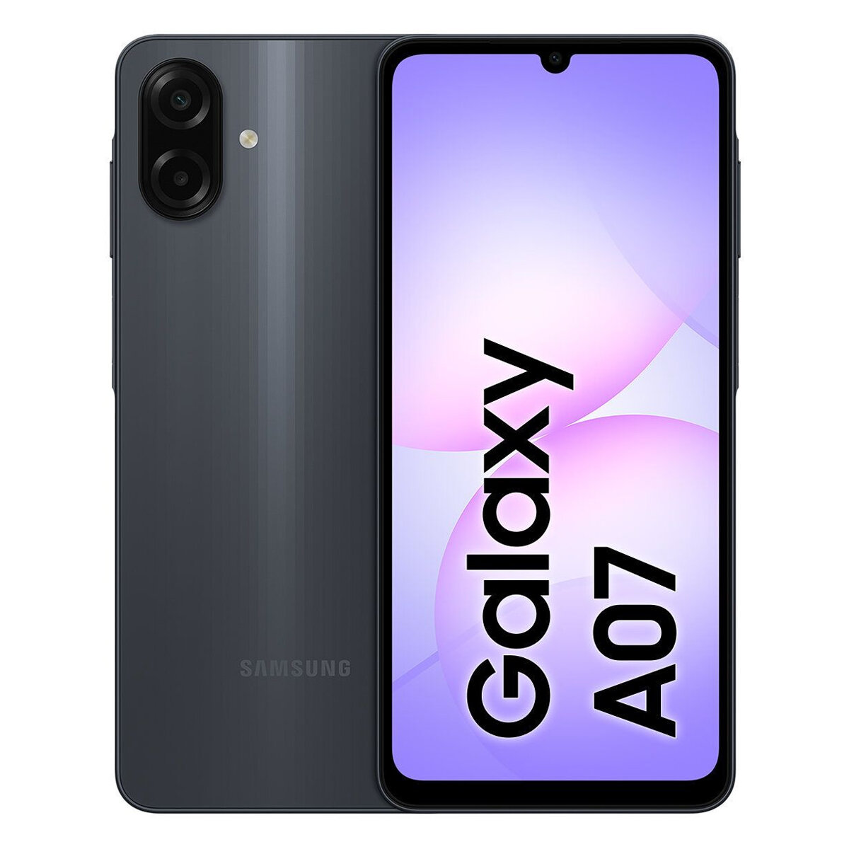 Смартфон Samsung Galaxy A07 4G 6/128 ГБ, Dual nano SIM, Черный (без RuStore)
